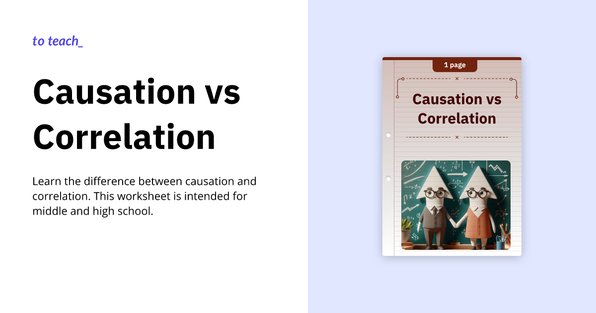 Causation vs Correlation