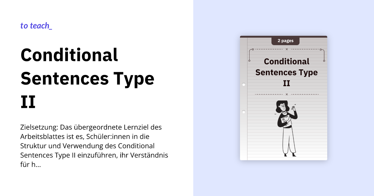 Conditional Sentences Type II