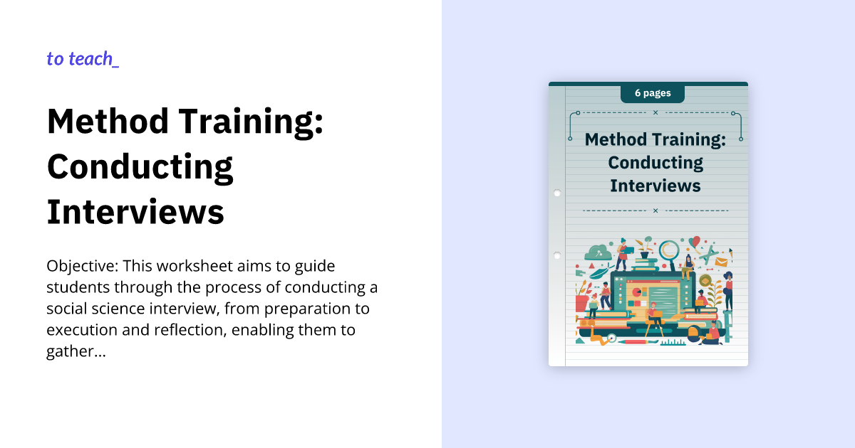 Method Training: Conducting Interviews