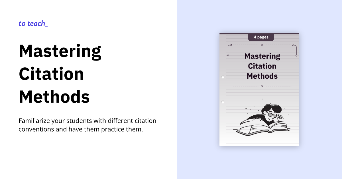Mastering Citation Methods