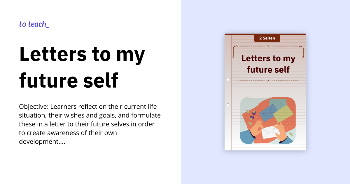 Letters to my future self