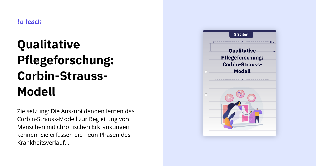 Qualitative Pflegeforschung: Corbin-Strauss-Modell