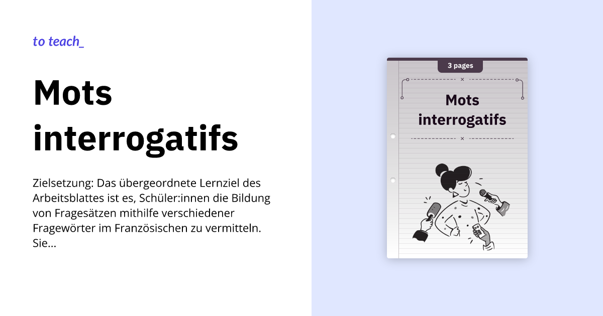 Mots interrogatifs