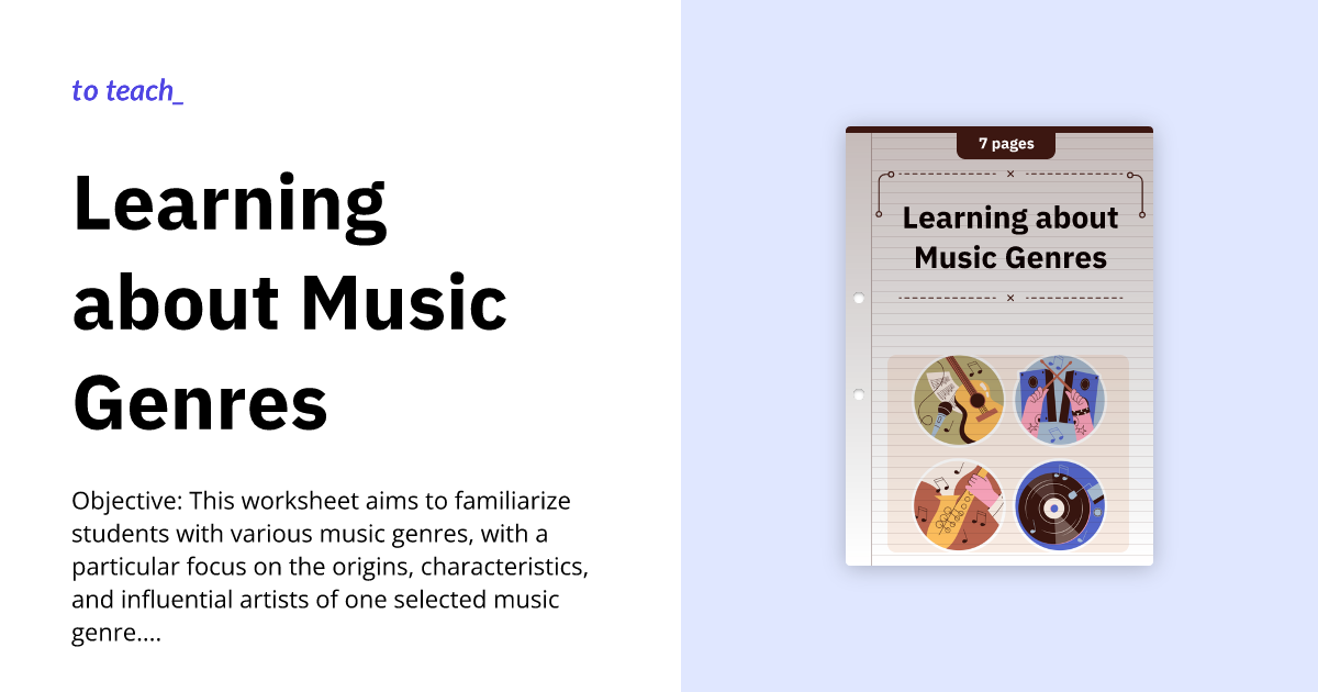 Learning about Music Genres