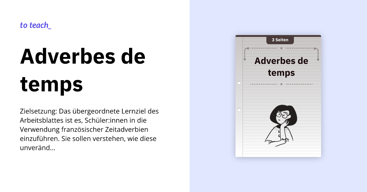 Adverbes de temps